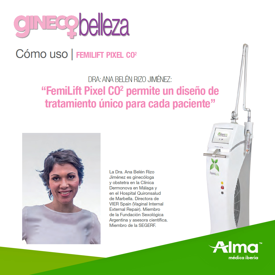 FemiLift Pixel CO2: opinión sobre el sistema láser de la Dra. Rizo